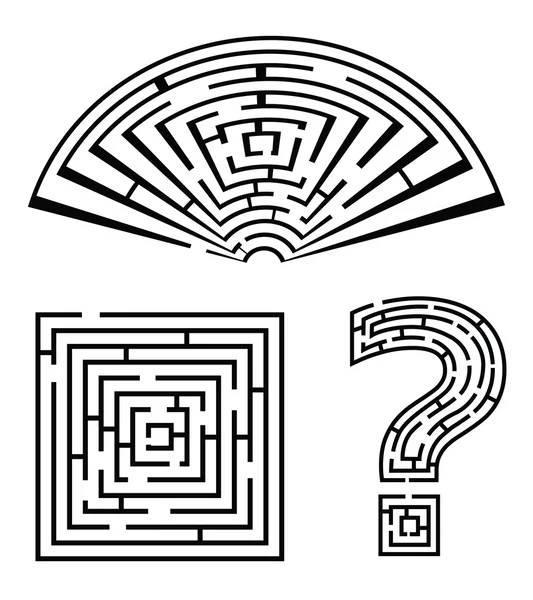 Set of 3D labyrinths Stock Vector Image by ©nataliashein #48572559