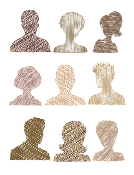 Human head sillouette Vector Art Stock Images | Depositphotos
