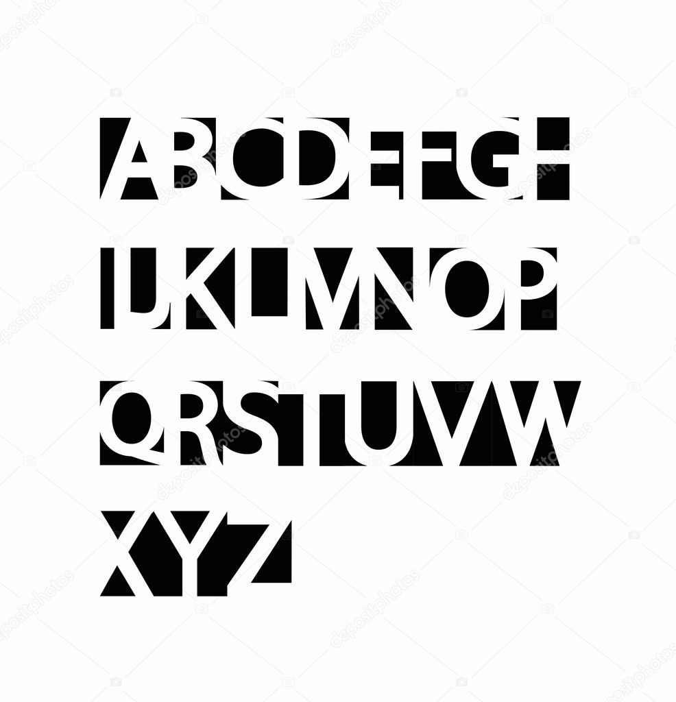 ABC set Stock Vector by ©nataliashein 48570635