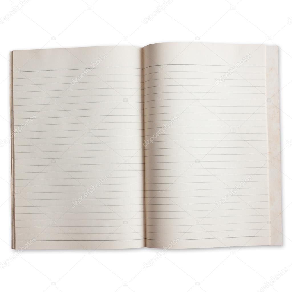 Two page of old paper book Stock Photo by ©khunaspix 19061569