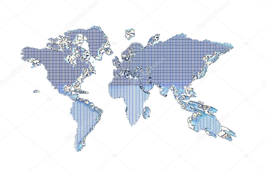 World map — Stock Photo © khunaspix #20192677