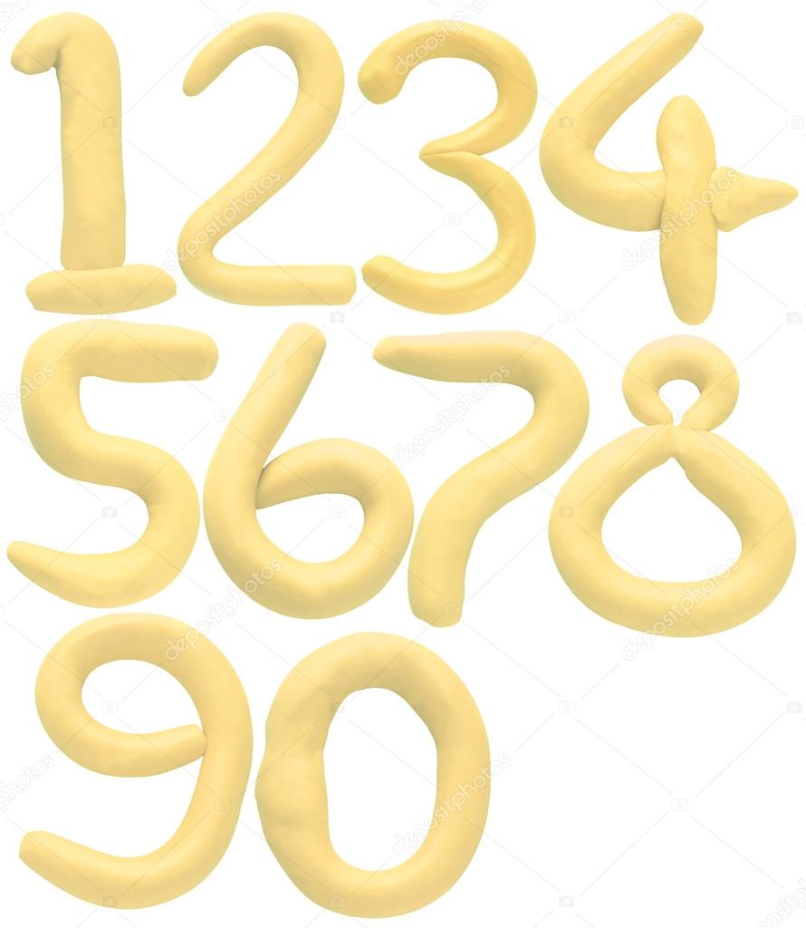 Soft color of numbers — Stock Photo © khunaspix #35032183