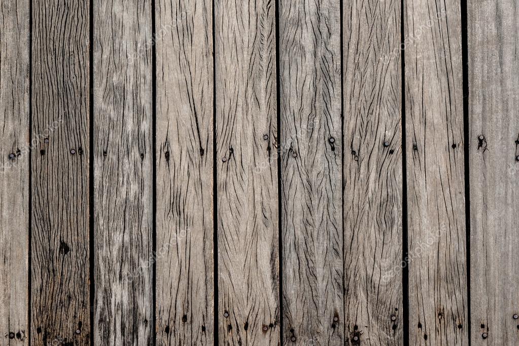 Pattern of old wooden bridge floor — Stock Photo © wuttichok #37896447