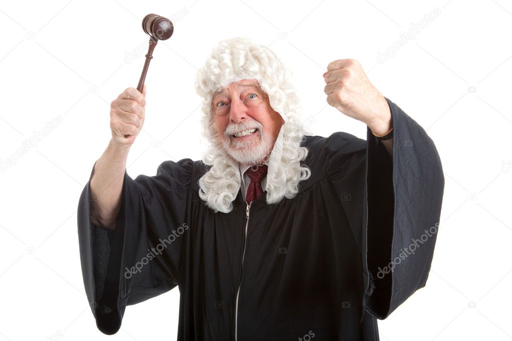 British Judge Frustrated and Angry — Stock Photo © lisafx #18616903