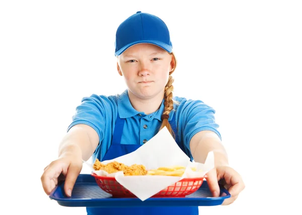 Fast food worker Stock Photos, Royalty Free Fast food worker Images ...