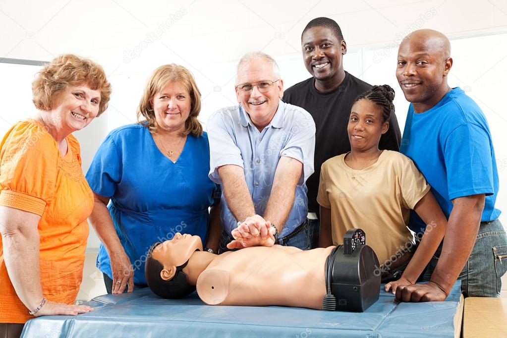 Class on CPR and First Aid Stock Photo by ©lisafx 40917269