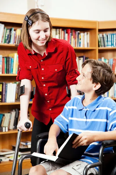 Library - Disabled Students - Stock Image - Everypixel