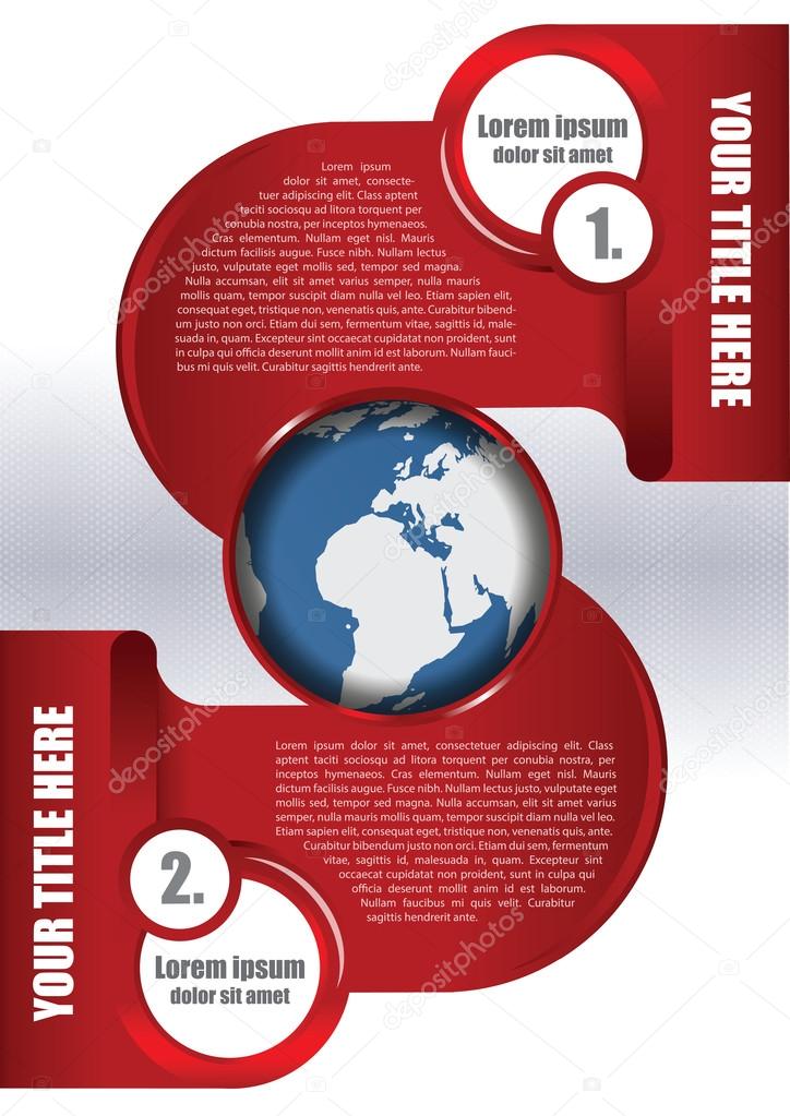 Abstract vector background with globe Stock Vector Image by ©rostizna ...