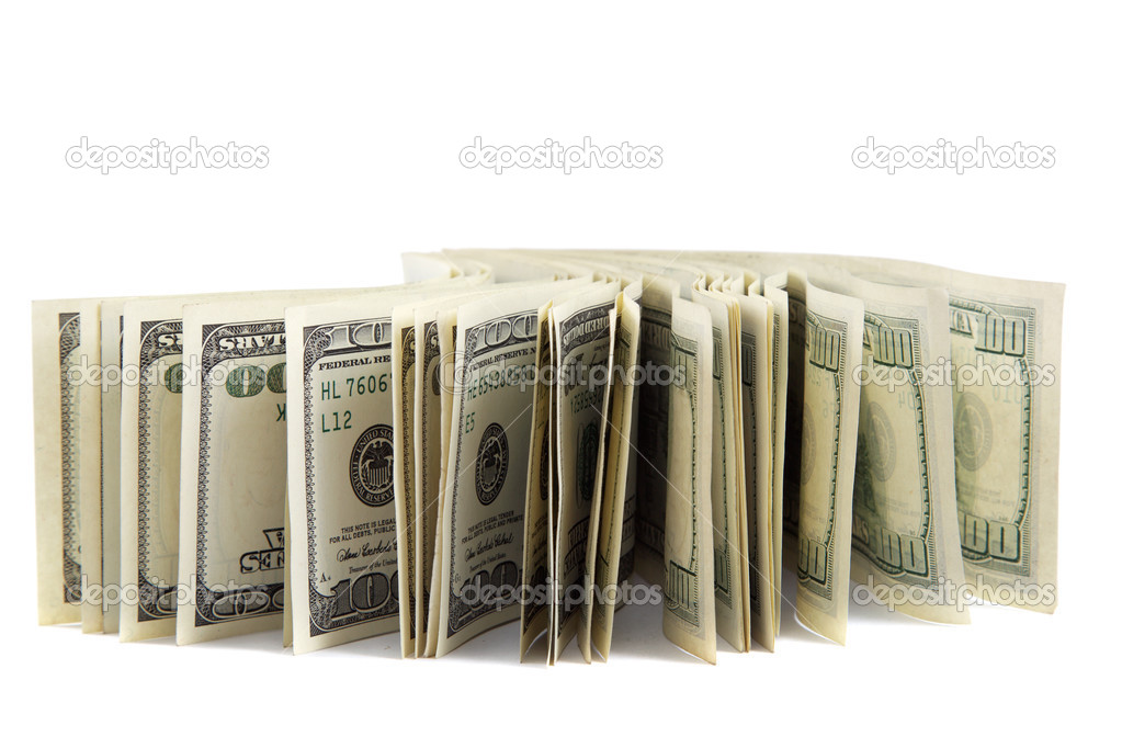 Stack of money isolated on white background. Stock Photo by ©t.r.o.t.z ...