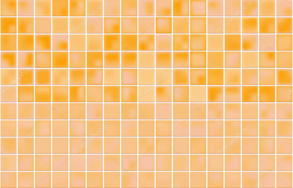 Orange Tiled Mosaic Background Stock Vector Image by ©89studio #30805069