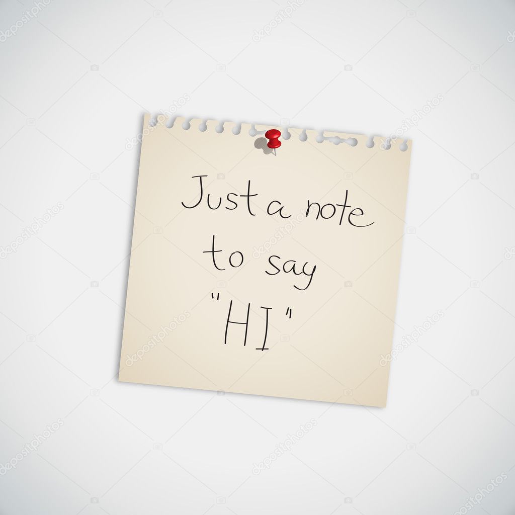 Just Saying Hi Messages