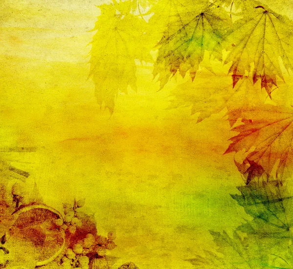 Grunge abstract fall background Stock Photo by ©svetas 6827235