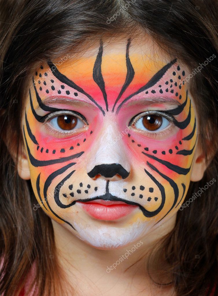 Face painting — Stock Photo © alexsvirid #15027529 Face painting — Stock Photo © alexsvirid #15027529