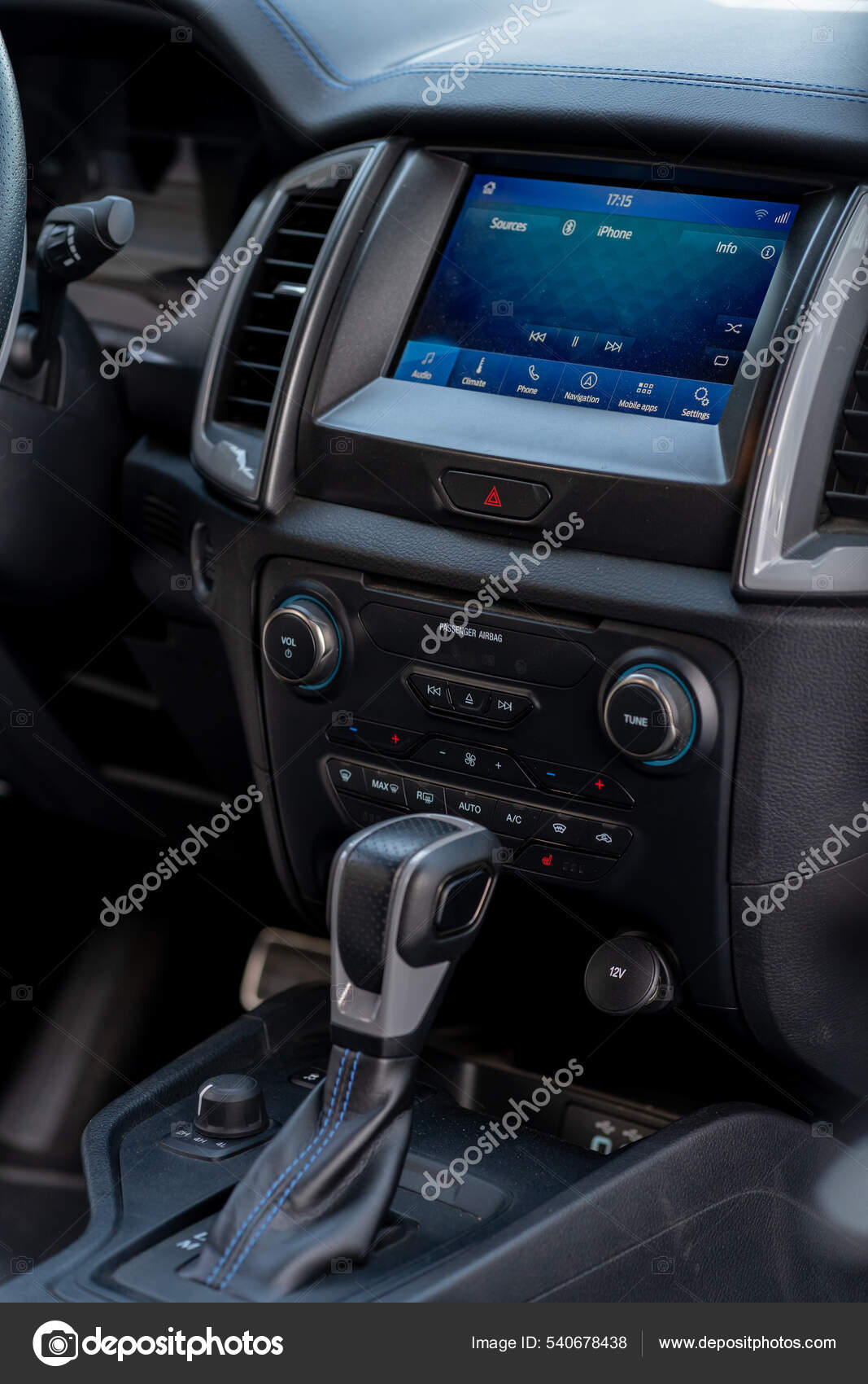 Galati, Romania - September 15, 2021: 2021 Ford Ranger Raptor Interior ...