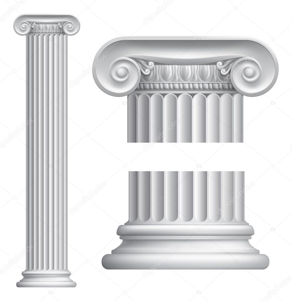 Ionic column — Stock Vector © Krisdog #12196254 Ionic column — Stock Vector © Krisdog #12196254