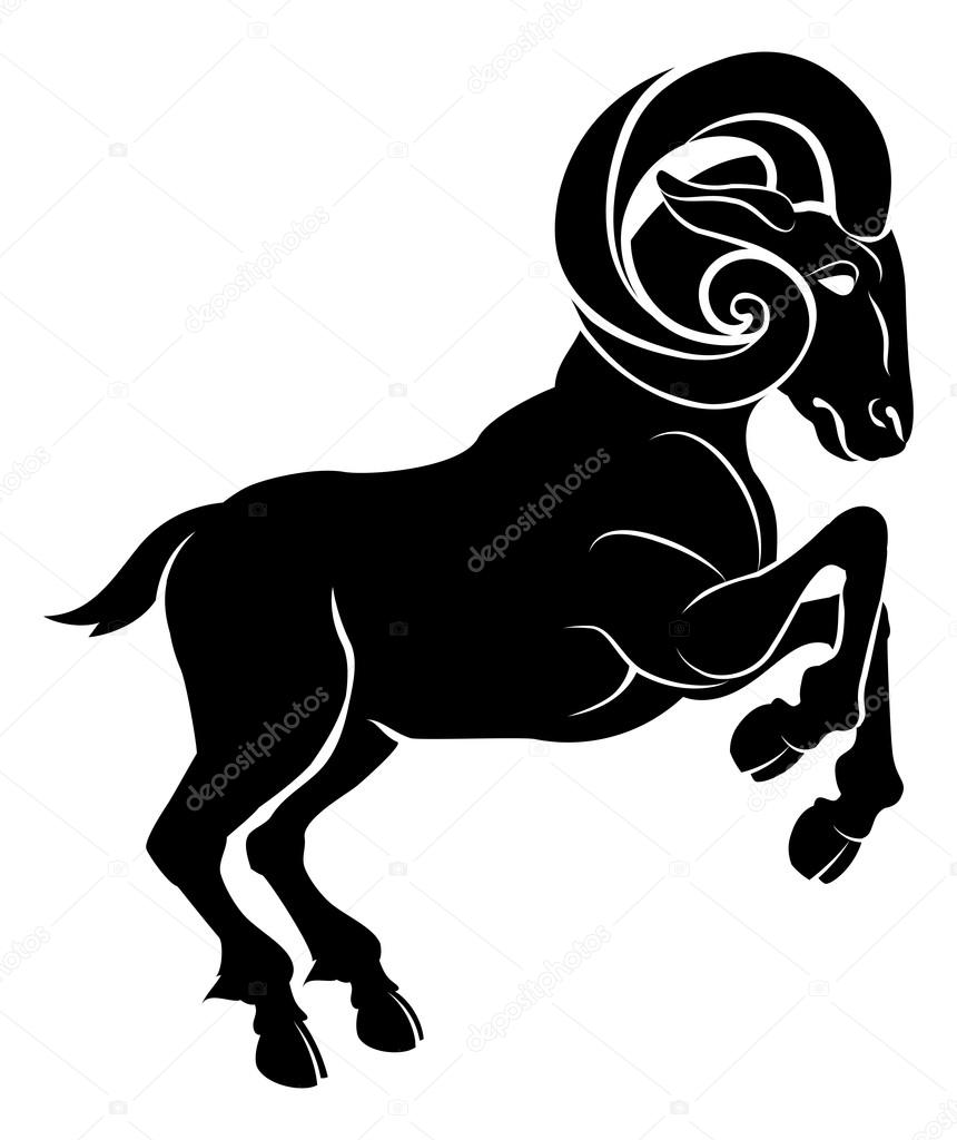 Stylised ram illustration Stock Vector by ©Krisdog 17634153