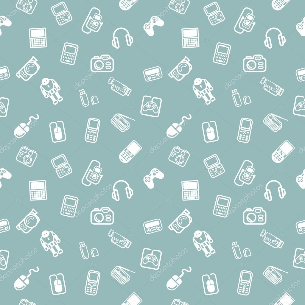 Background: gadgets | Seamless gadgets background texture — Stock ... Background: gadgets | Seamless gadgets background texture — Stock ...