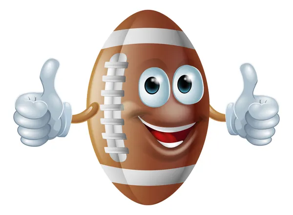 Smiling Football Clipart