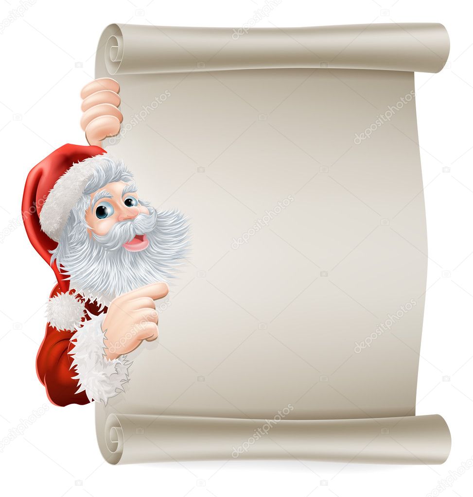 Santa Christmas Poster Stock Vector Image by ©Krisdog #35054603