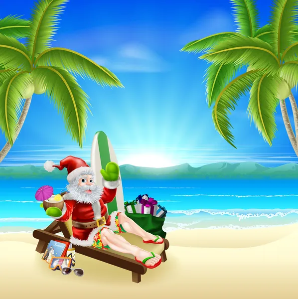 Santa relaxing Vector Art Stock Images | Depositphotos