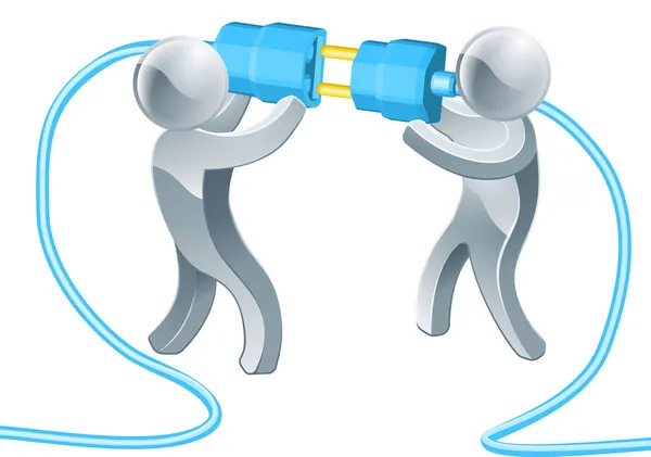 Vector cable plugs imágenes de stock de arte vectorial | Depositphotos