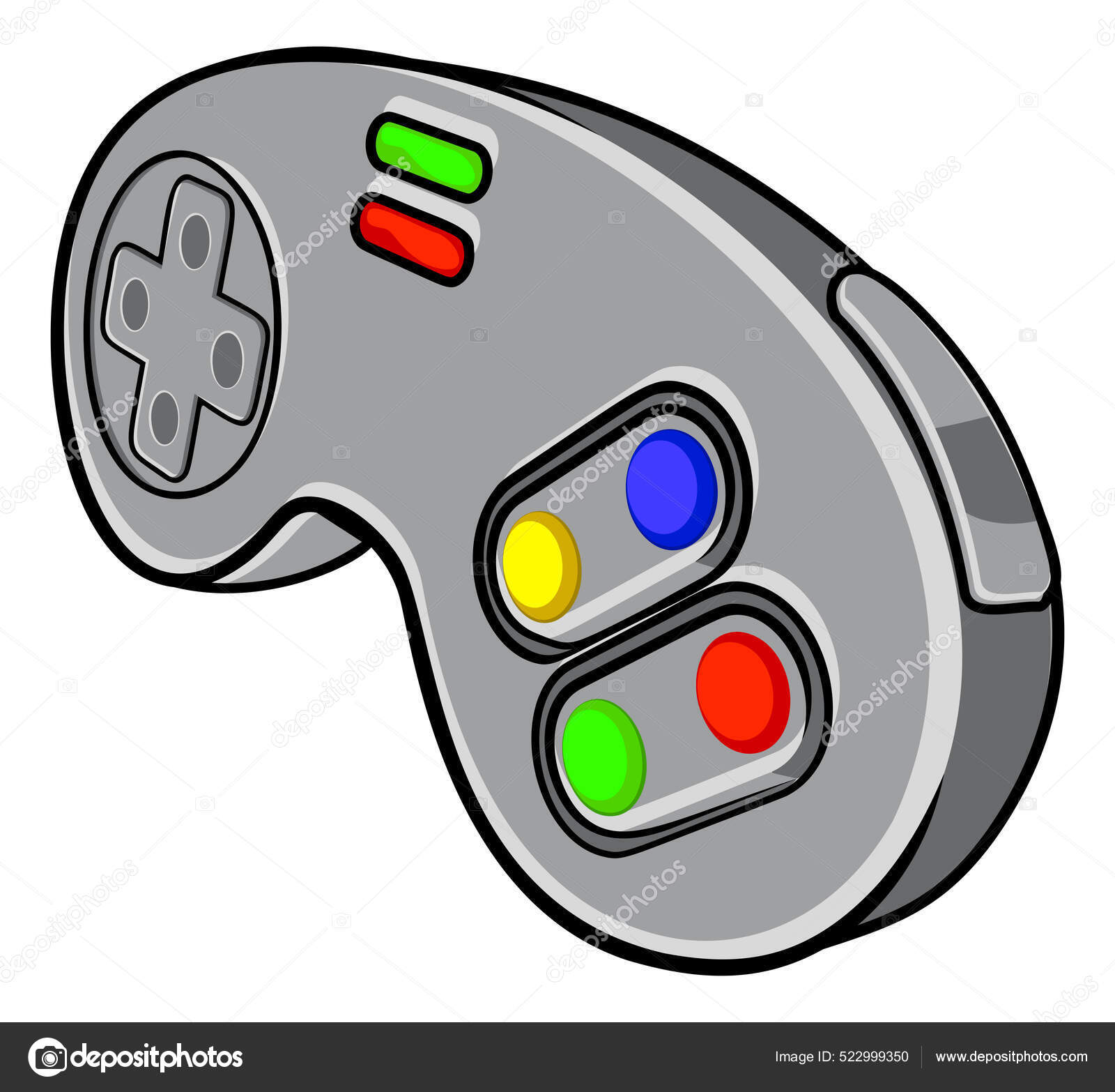 Gaming Controller Cartoon