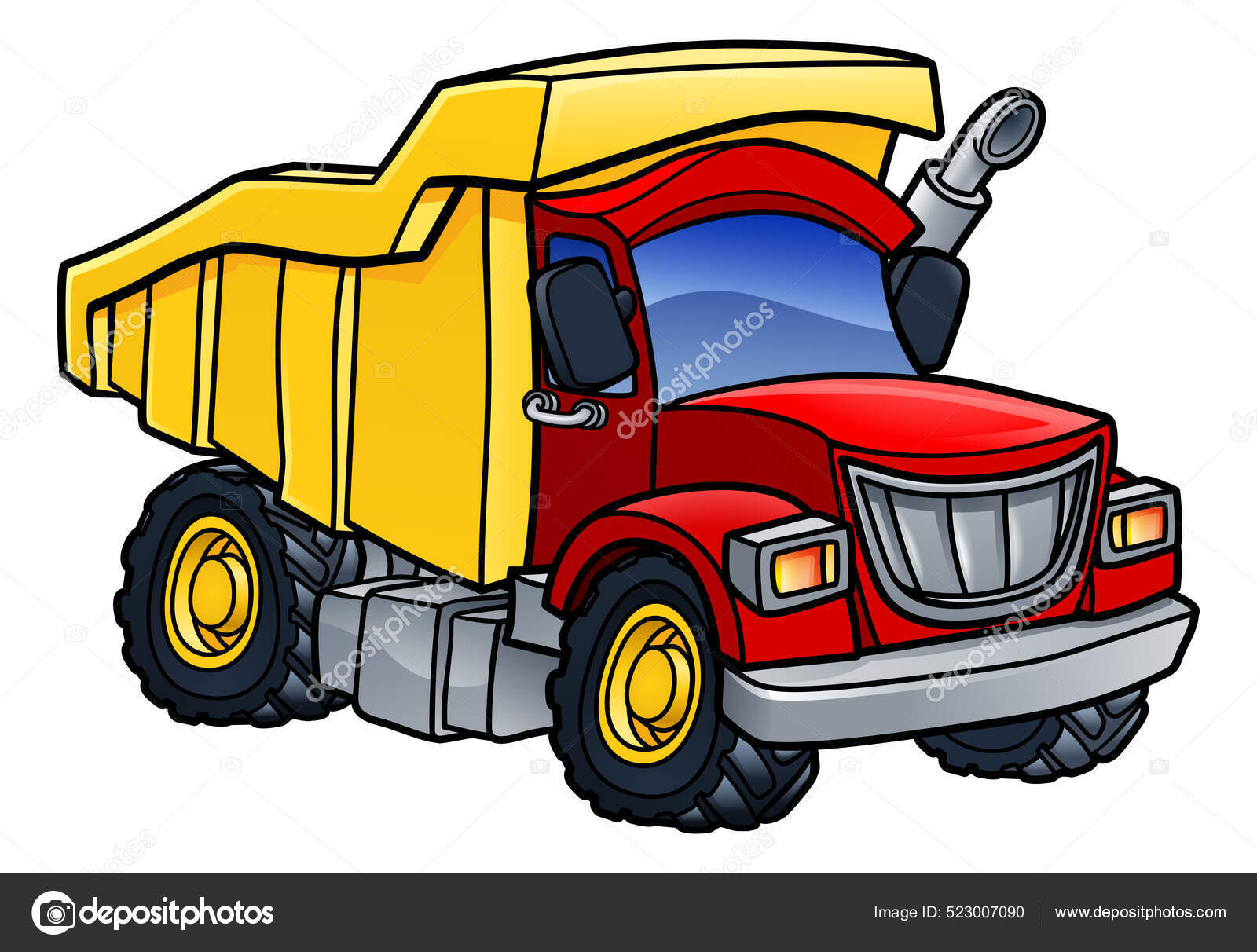 Dump Truck Dumping Clipart Flowers