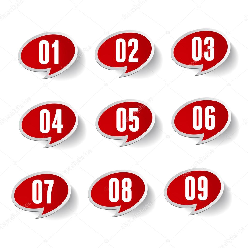 Conjunto de números. Vector vector, gráfico vectorial © Grounder imagen ...