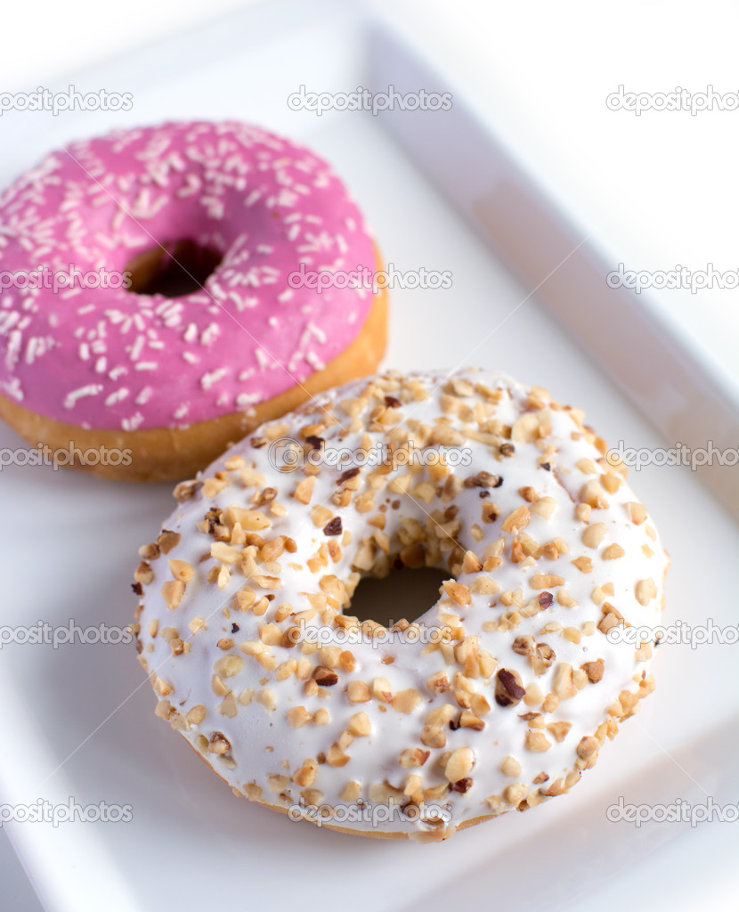 Two donuts — Stock Photo © Grounder #35423919