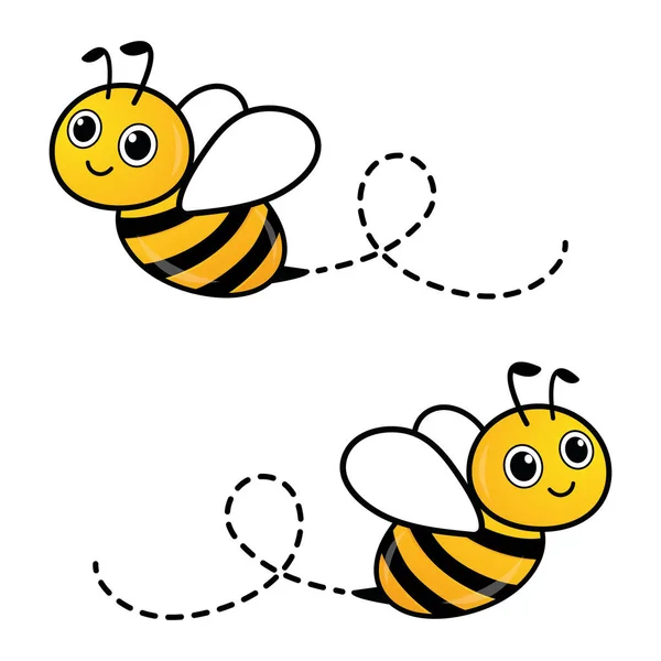 Two bees Vector Images | DepositPhotos