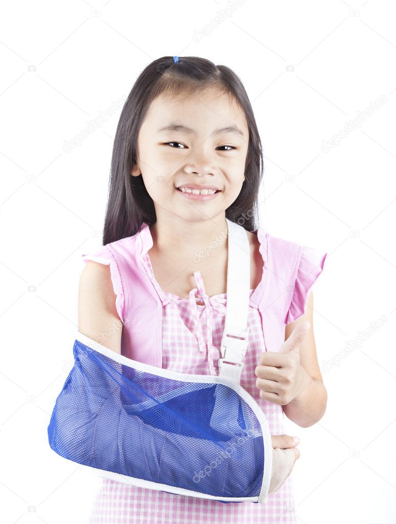 Injured girl Stock Photo by ©anekoho 31176077