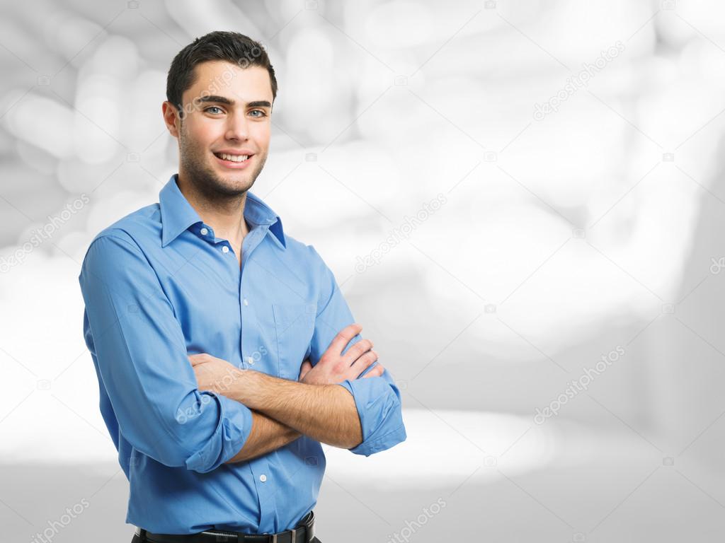Handsome man portrait Stock Photo by ©minervastock 22873066
