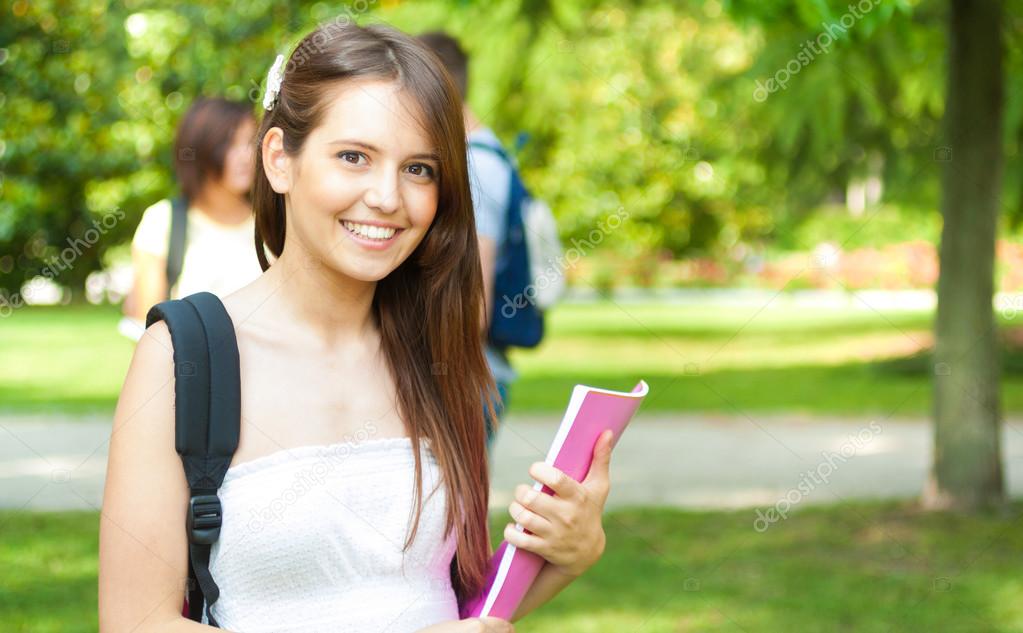 Young beautiful student portrait Stock Photo by ©minervastock 24040109