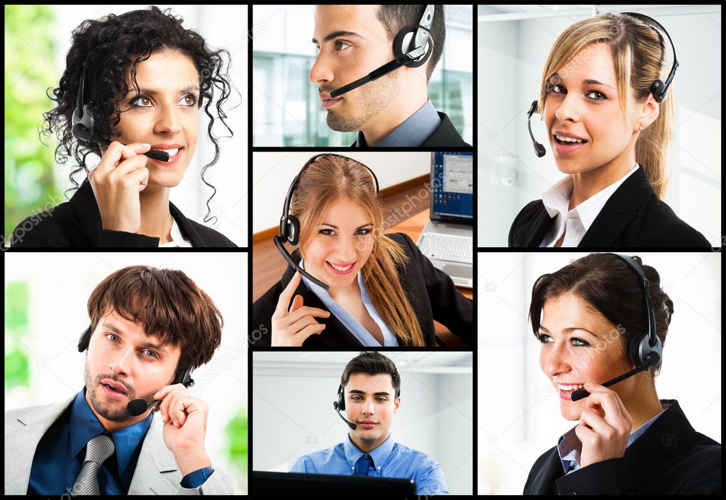 Customer representatives — Stock Photo © minervastock #31523935