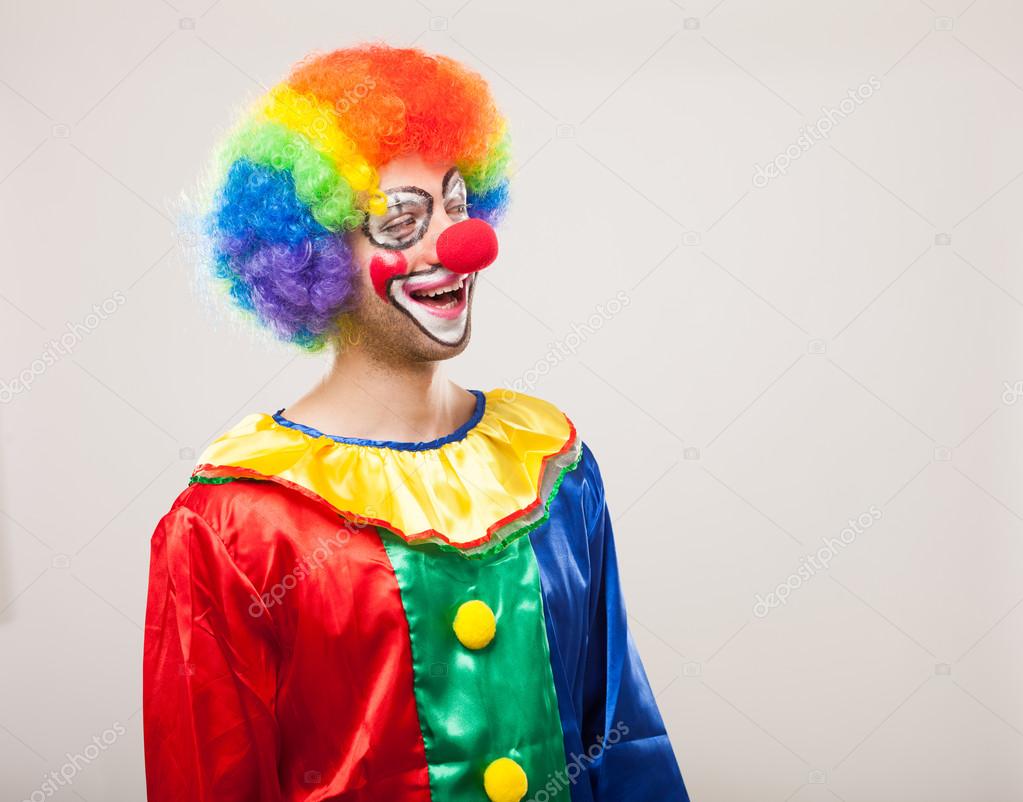 Clown portrait Stock Photo by ©minervastock 36981877