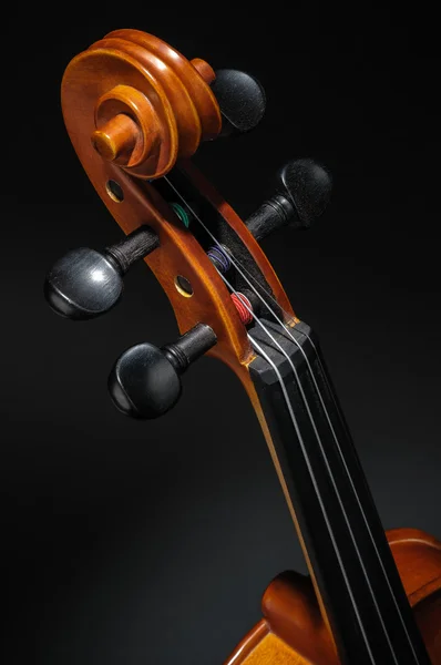Violin neck, pegbox and scroll detail Stock Photo by ©agcuesta1 24176659