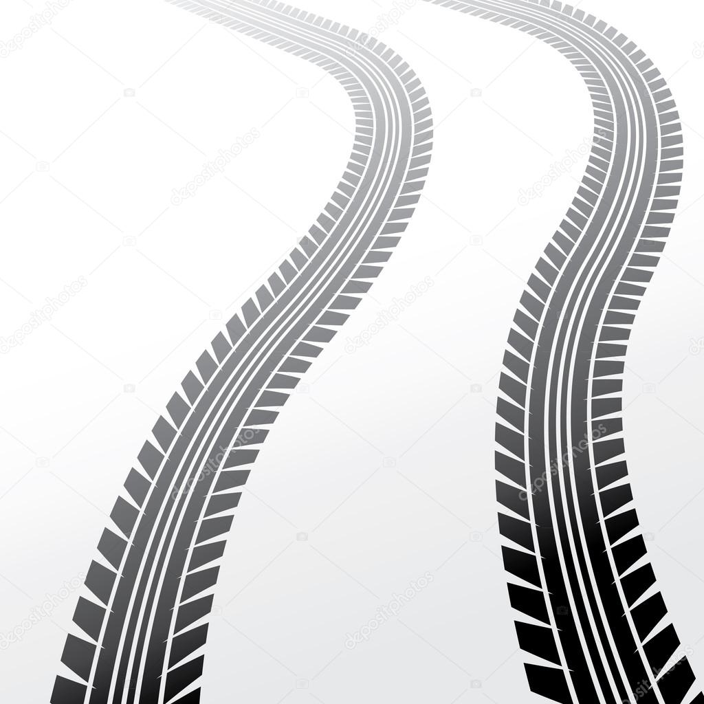 Wheels tracks Stock Photo by ©i3alda 18498821