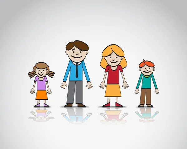 Kreslený obrázek rodina stock fotografie, royalty free Kreslený obrázek ...