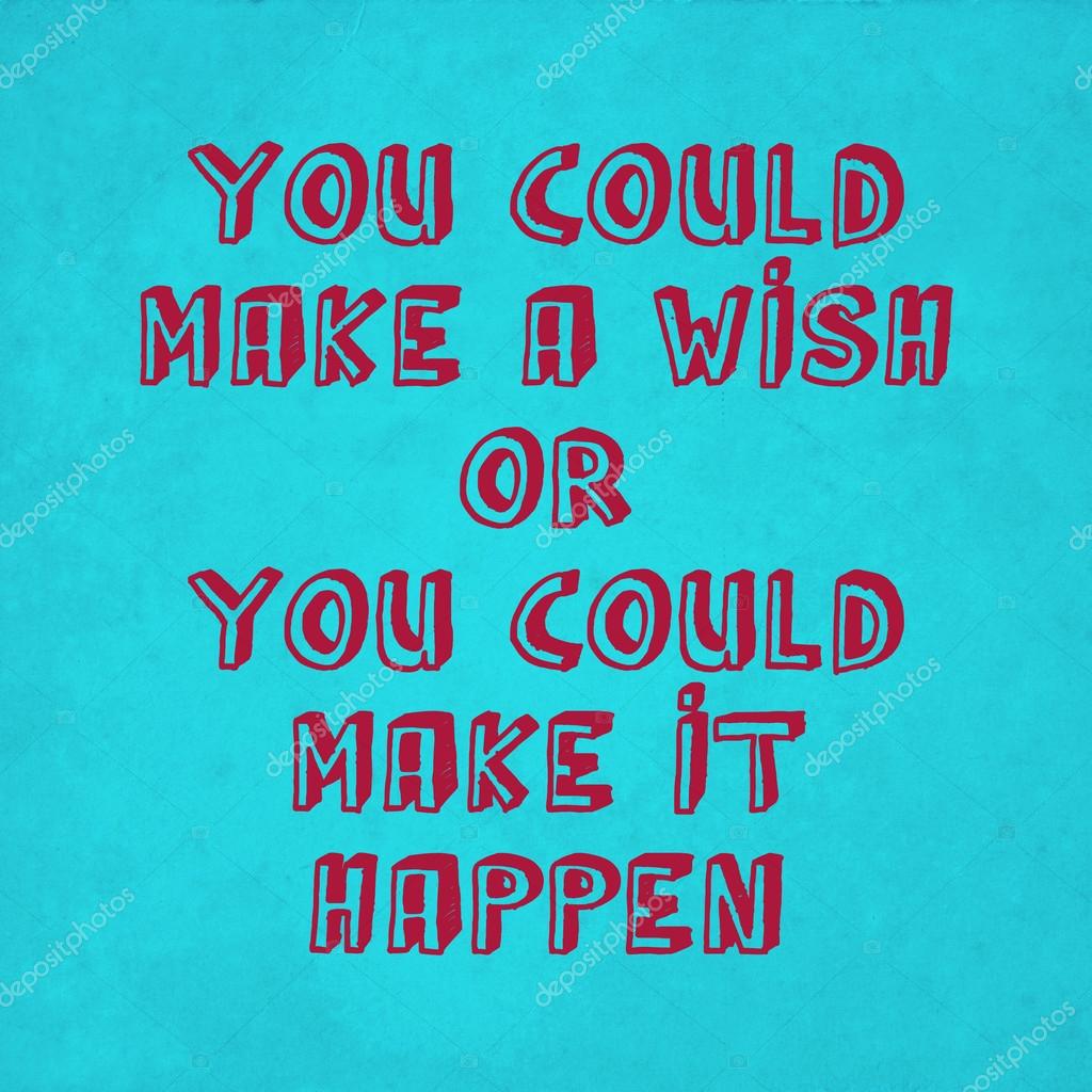 Motivating quote on blue — Stock Photo © nuchylee #42551579