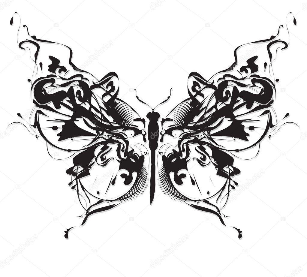 Abstract Butterfly Designs