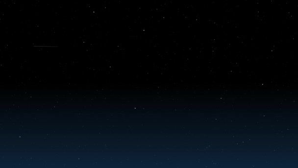 Meteor Universe Particle Animation Motion Graphics — Stock Video ...