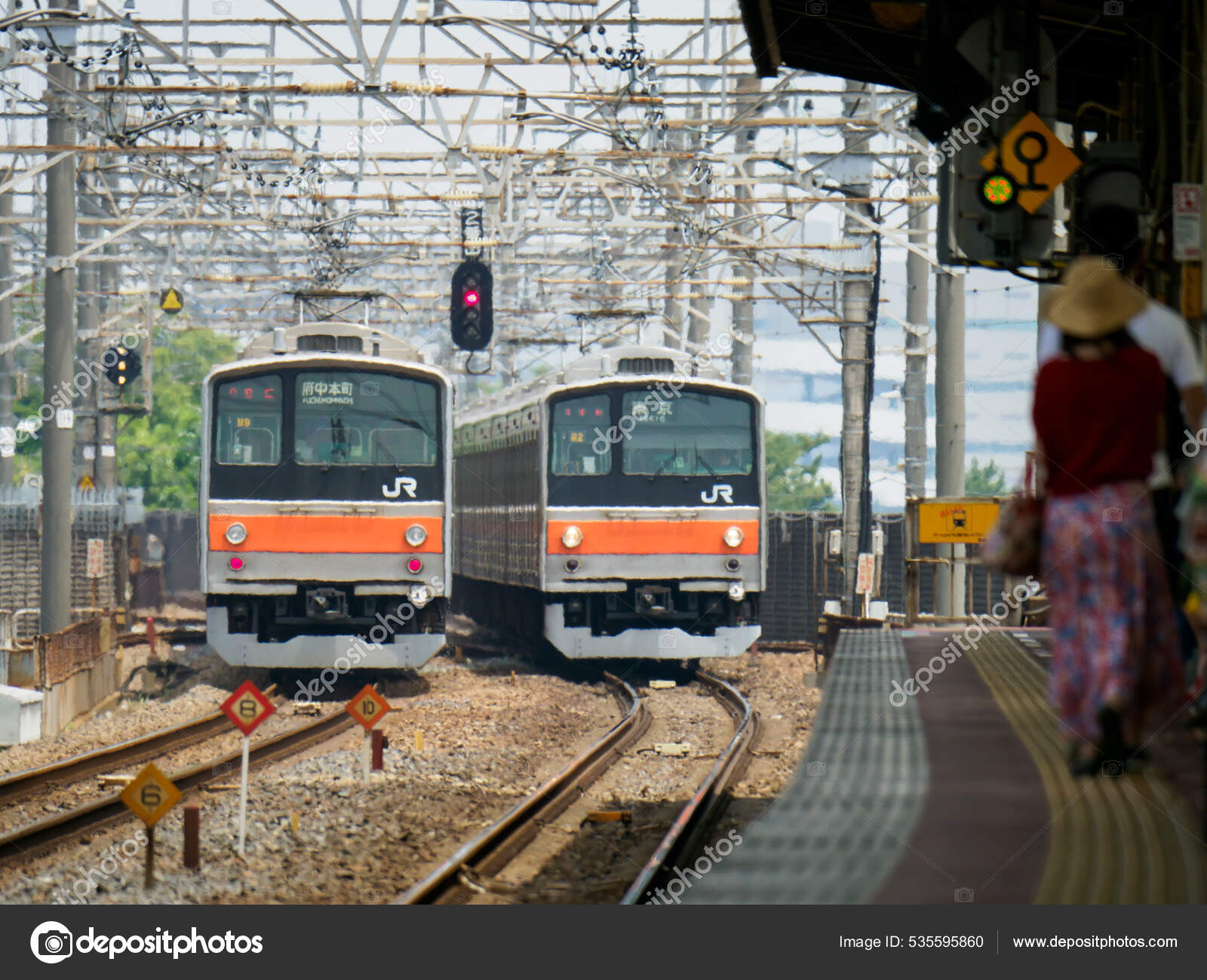 Japanese Railway Landscape Day — Stock Editorial Photo © kawamura_lucy ...