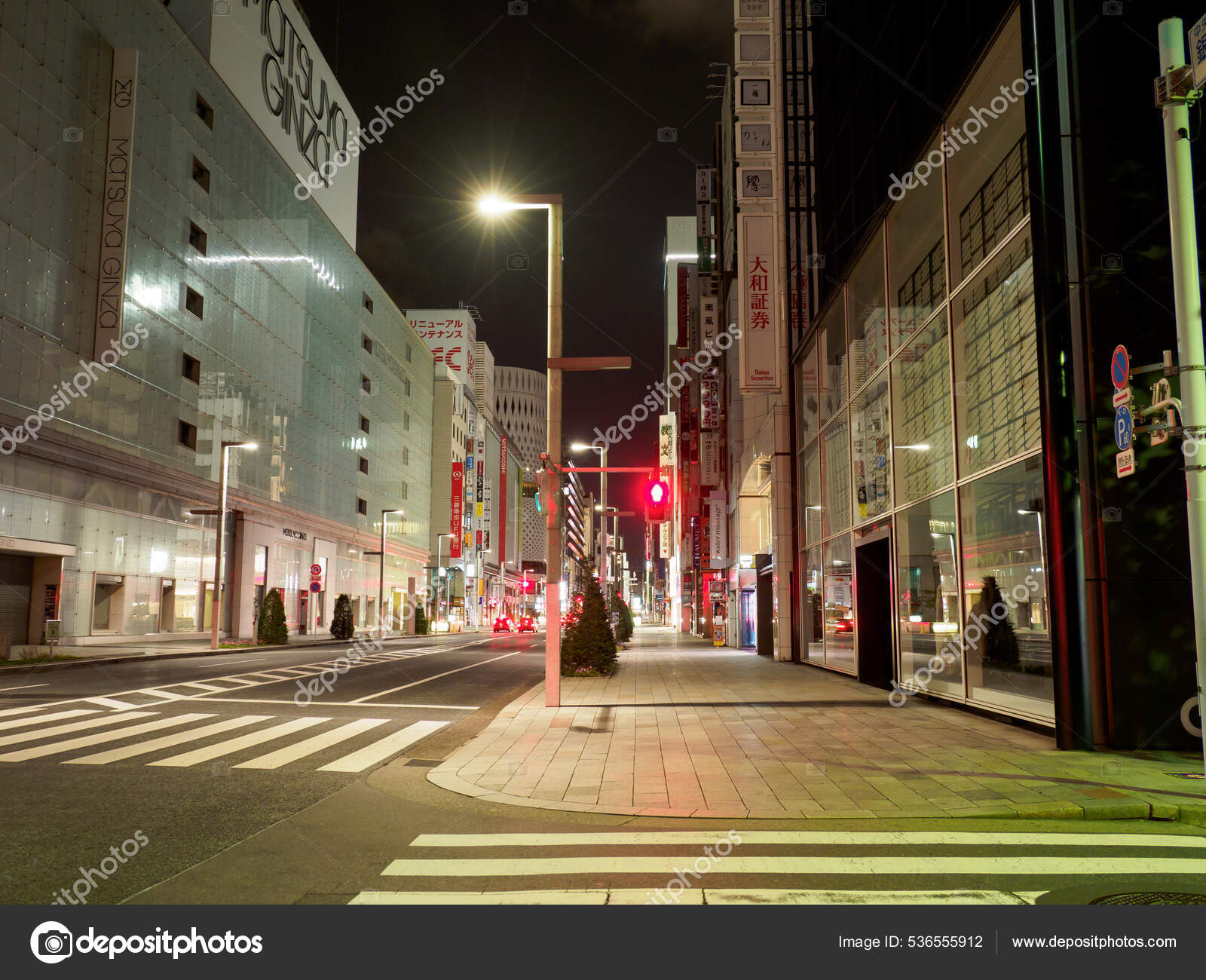 Ginza Night View Japan Tokyo — Stock Editorial Photo © kawamura_lucy ...