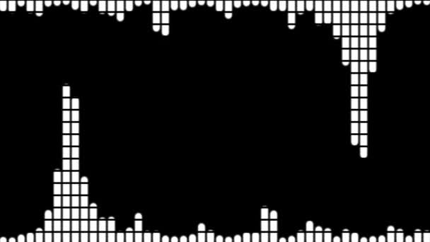 Audio Spectrum Audio Visualizer Motion Graphics — Stock Video ...