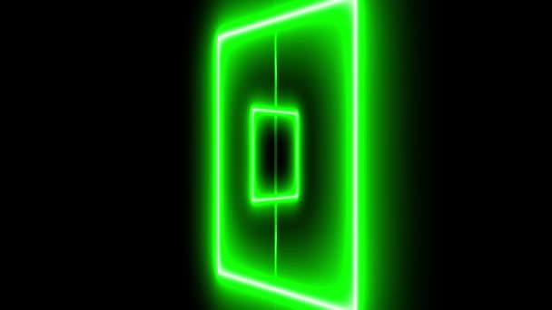 Neon Sign Object Electric Animation Motion Graphics — Stock Video ...