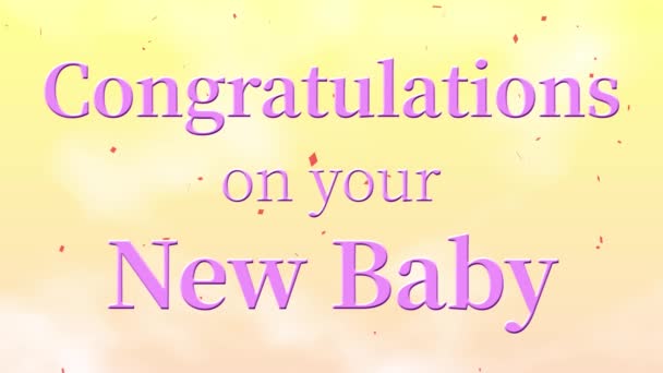 Congratulations Baby Animated