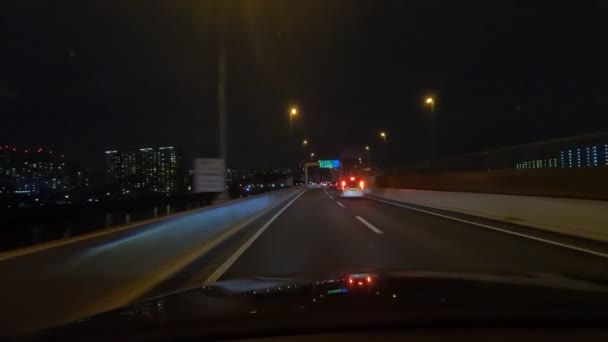 Tokyo Metropolitan Expressway Car Driving Night View Japan Shutoko ...