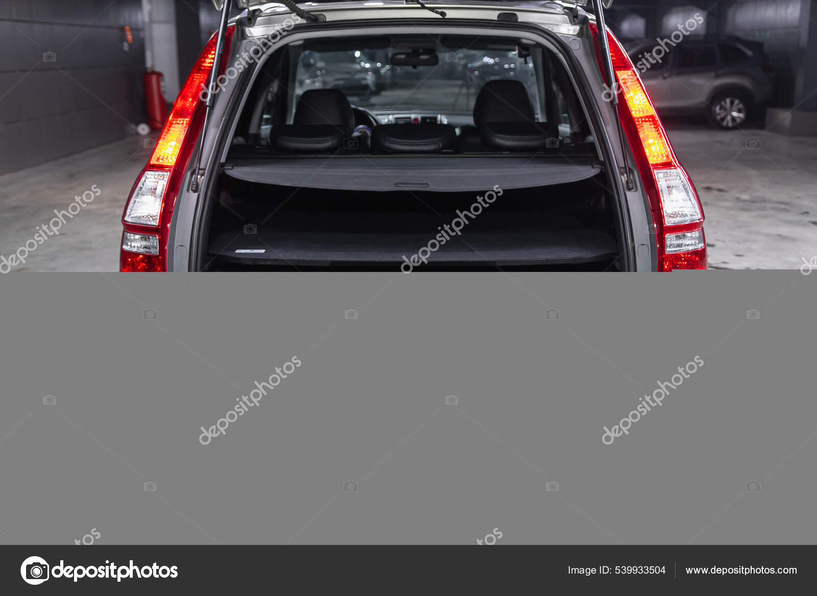 Novosibirsk Russia November 2021 Honda Rear View Car Open Trunk — Stock ...