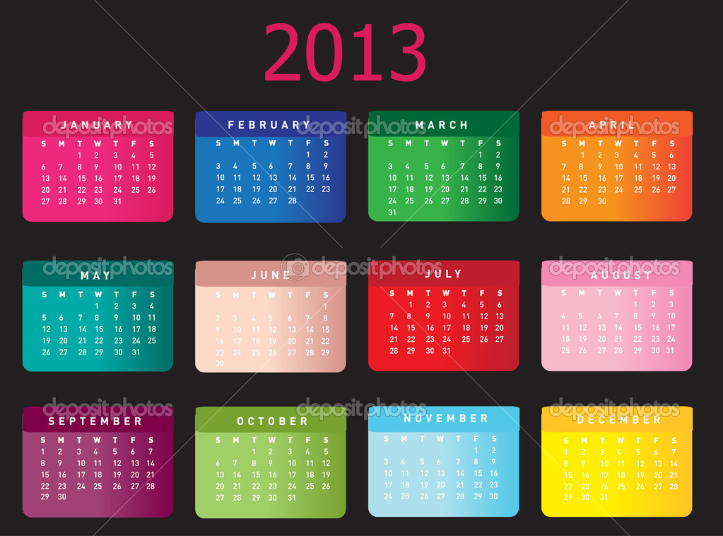 Calendar Stock Vector by ©Nevena 16238913