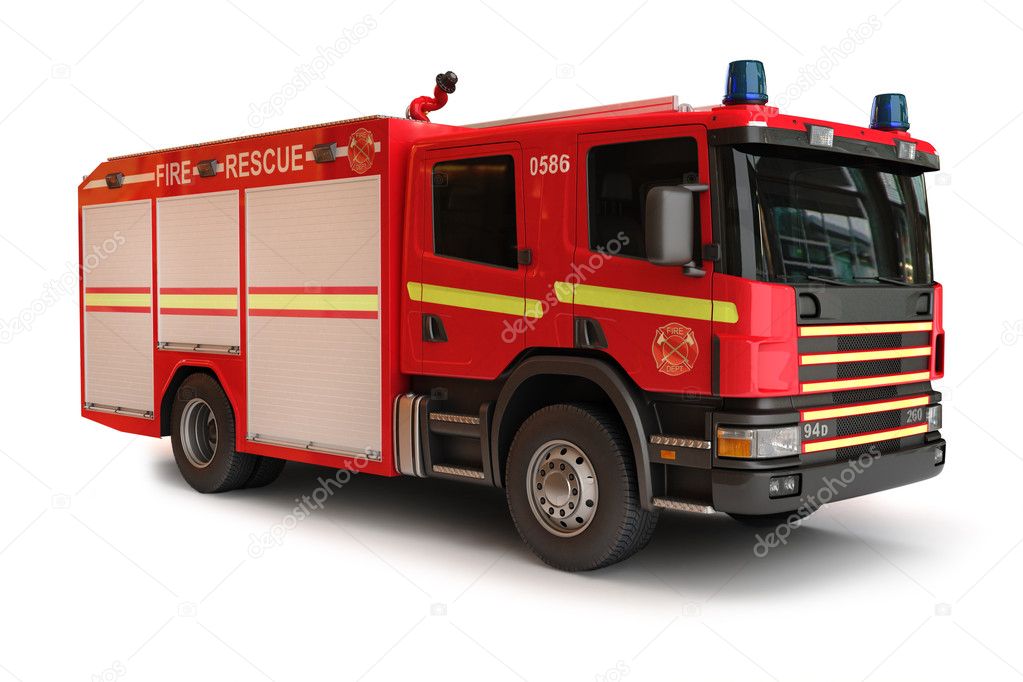 camion de pompier européenne — Photographie digitalstorm © #14003976